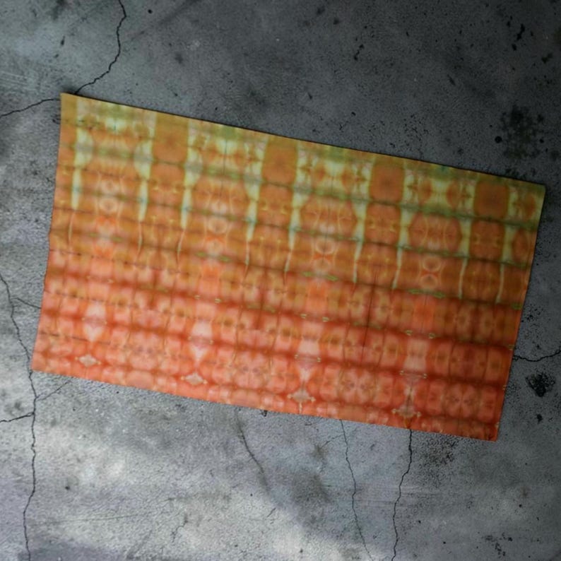 Hand Dyed Fabric: Shibori Tied Med Weight Cotton 36” X 60” - Etsy