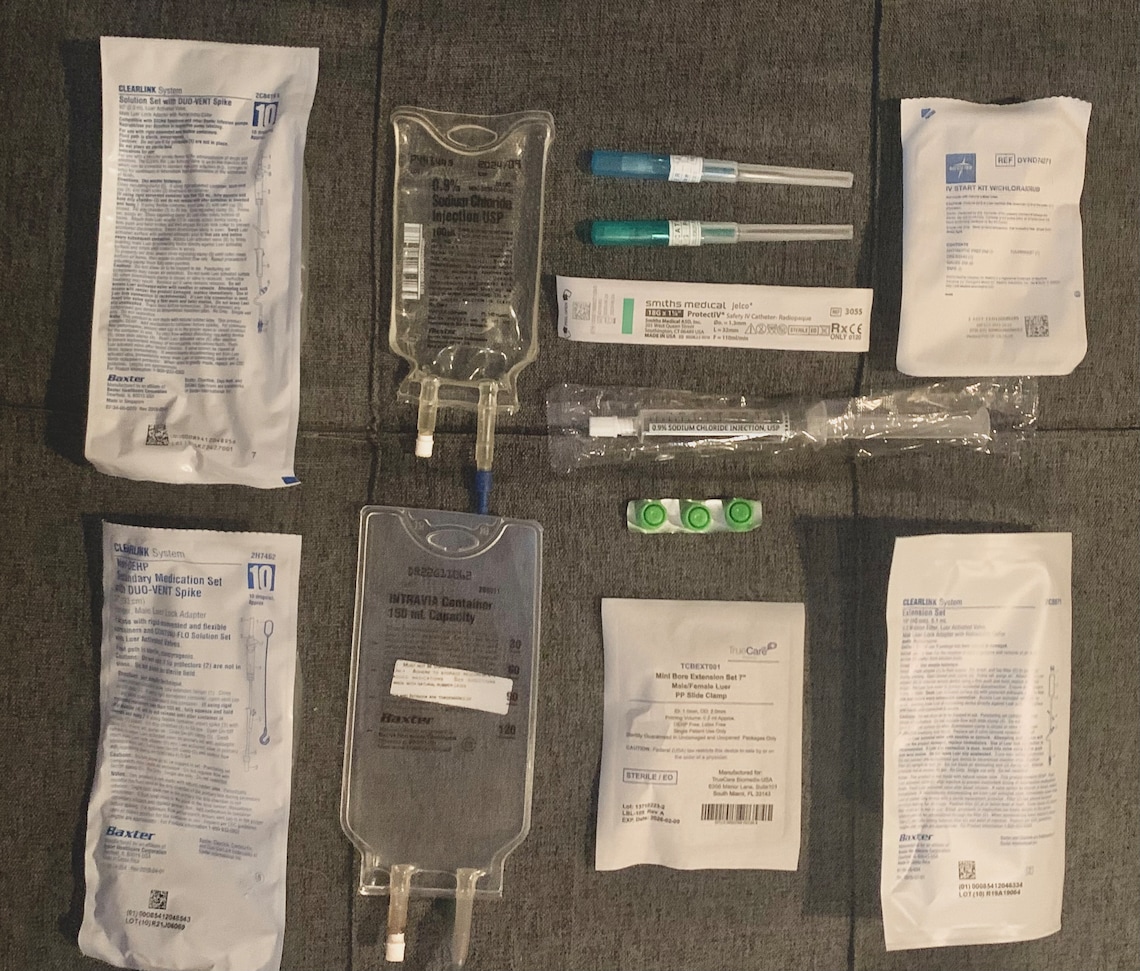 Premium IV Start Kit With Secondary Tubing for Nursing Students - Etsy