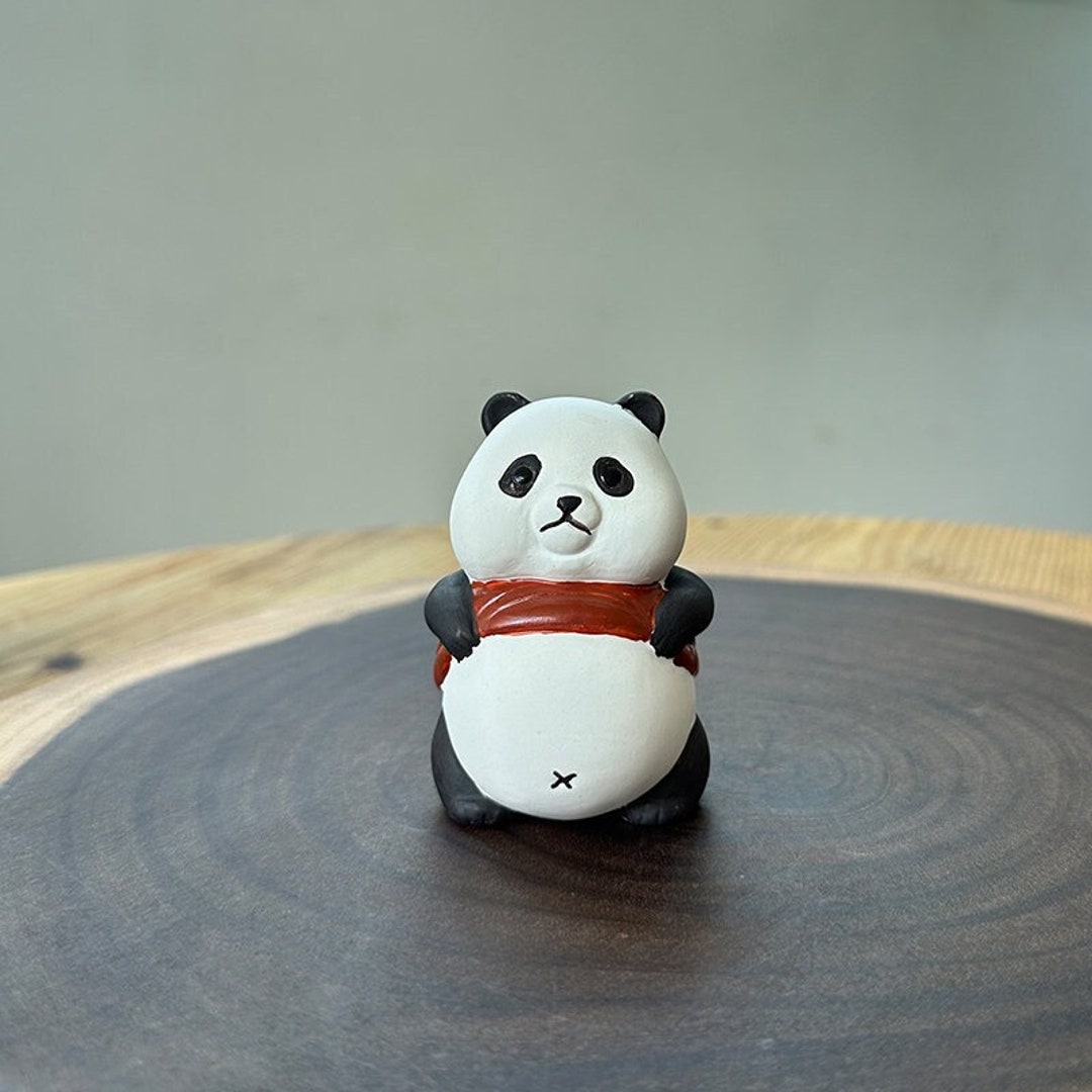 Cute Panda Purple Clay Teapet Gongfu Tea Figurine Tea Accessories - Etsy