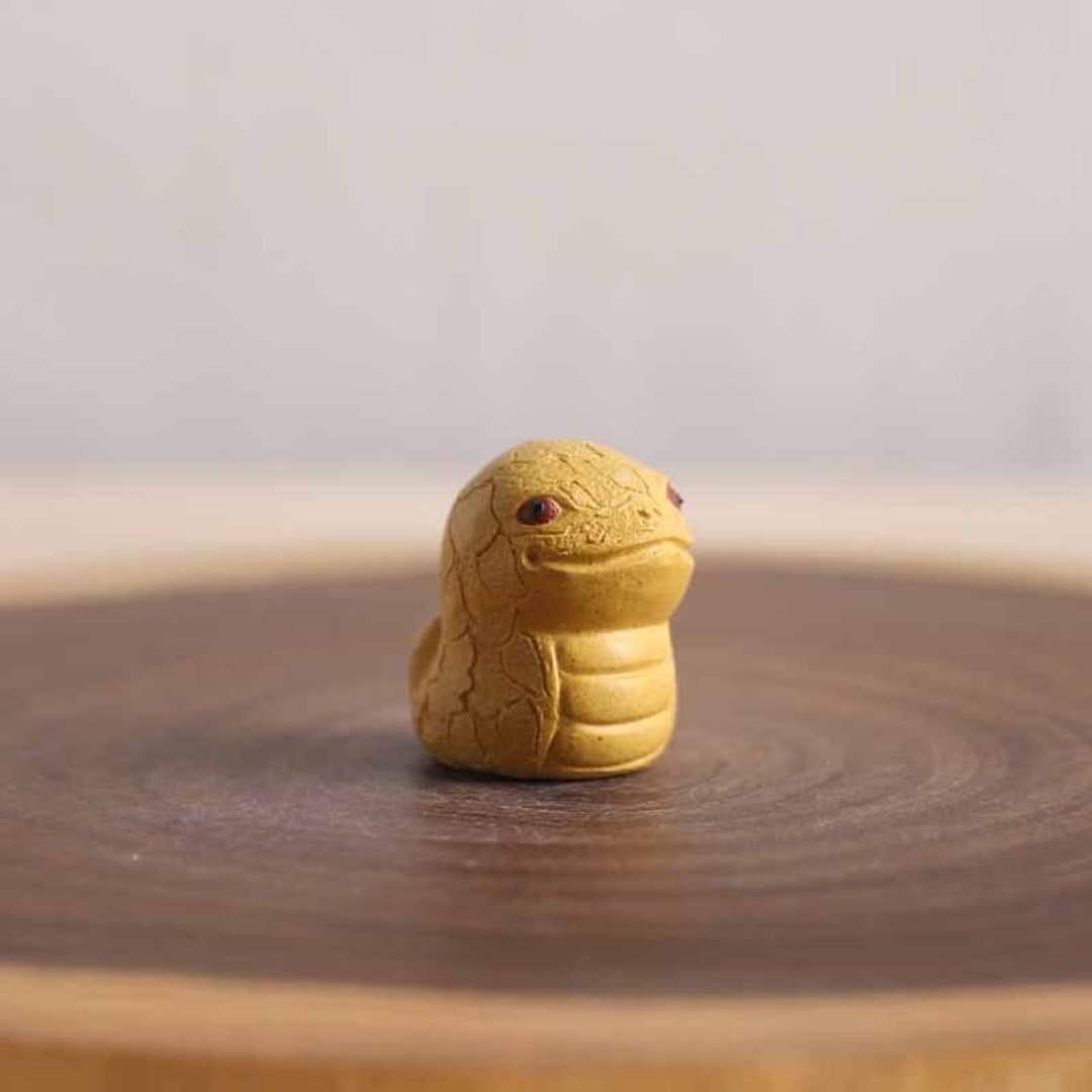Cute Snake Baby Purple Sand Teapet Zodiac Tea Animal - Etsy