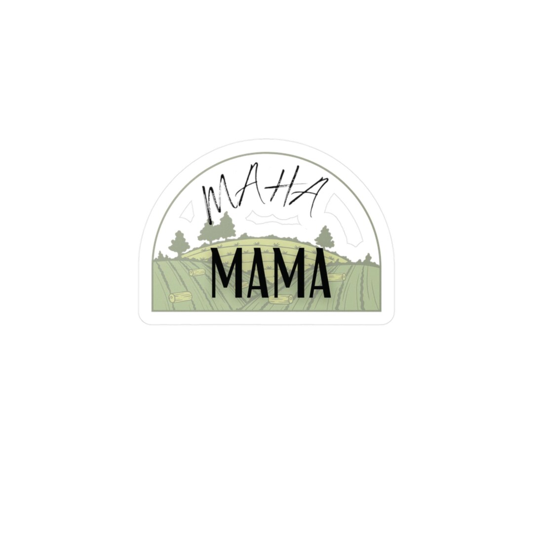 MAHA Mama Kiss-cut Vinyl Decal Nature-inspired Car Sticker, Mother's ...