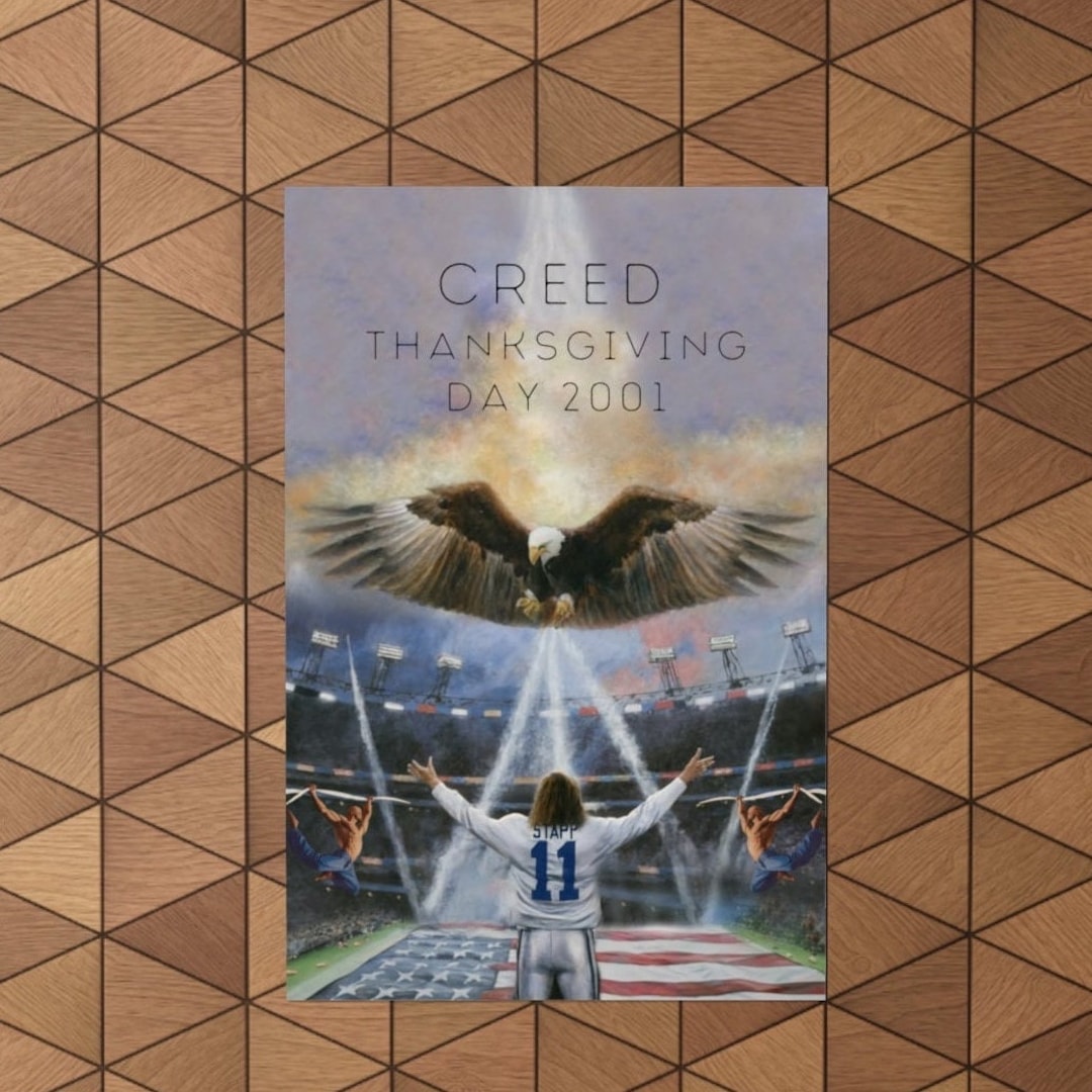 Creed Thanksgiving Halftime Show Poster - Limited Edition Collectible ...