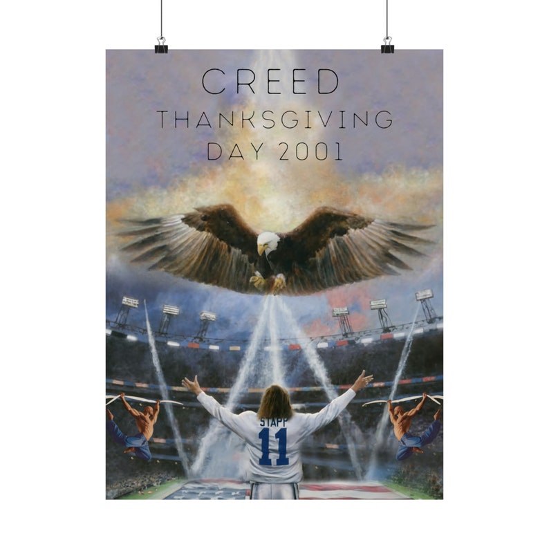 Creed Thanksgiving Halftime Show Poster - Limited Edition Collectible ...