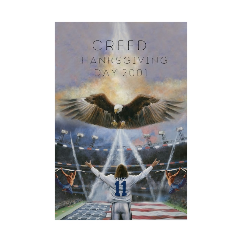 Creed Thanksgiving Halftime Show Poster - Limited Edition Collectible ...