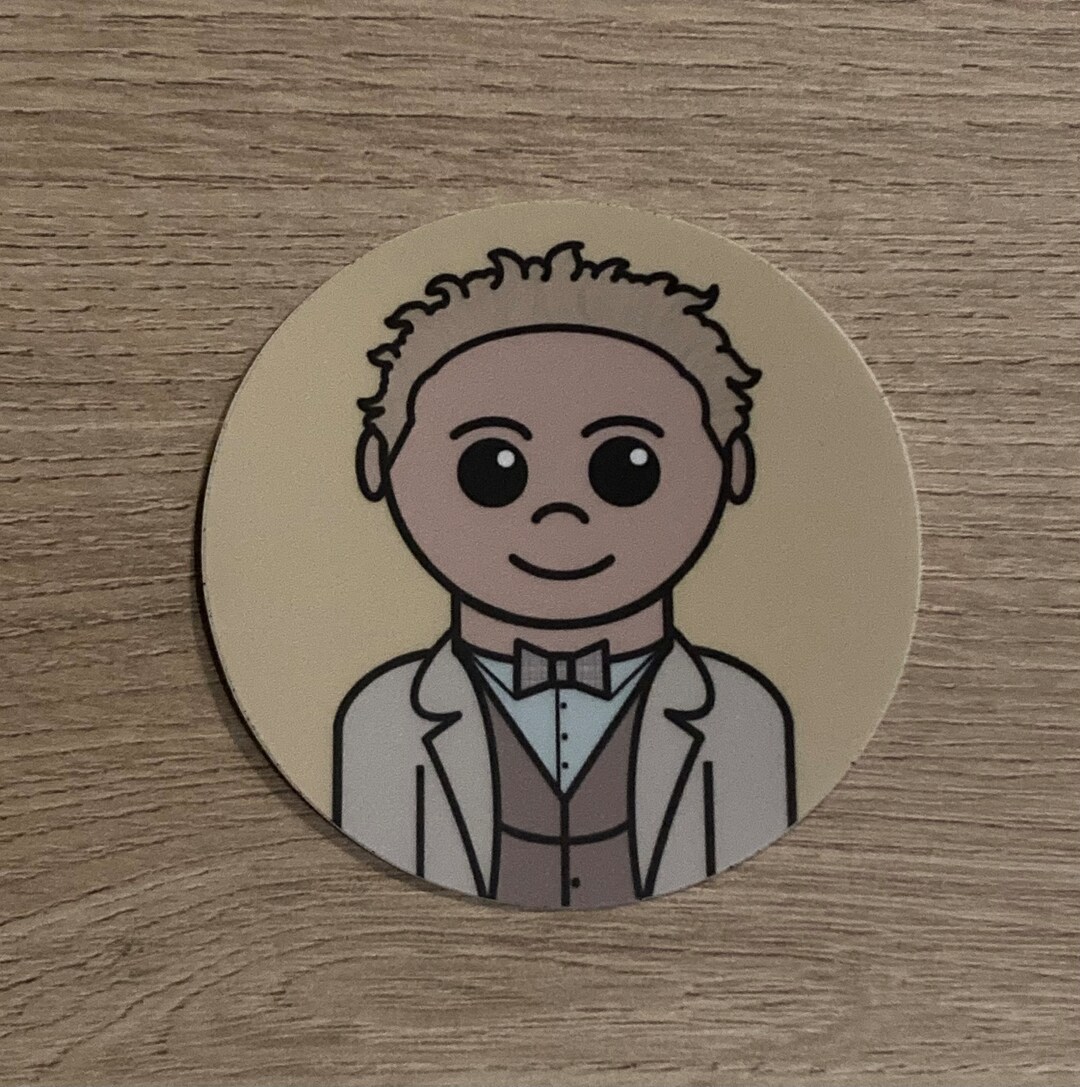Aziraphale Sticker Good Omens - Etsy