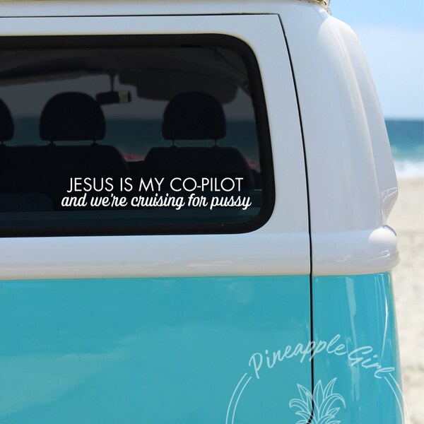 Jesus is My Copilot Sticker - Etsy