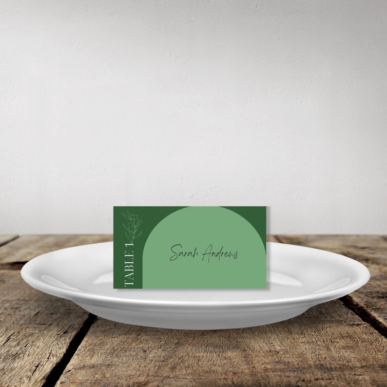 Editable Seat Card Table Seat Tents Name Card Wedding Table Tent ...