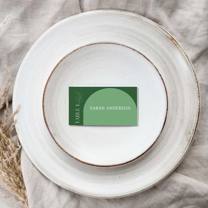 Editable Seat Card Table Seat Tents Name Card Wedding Table Tent ...
