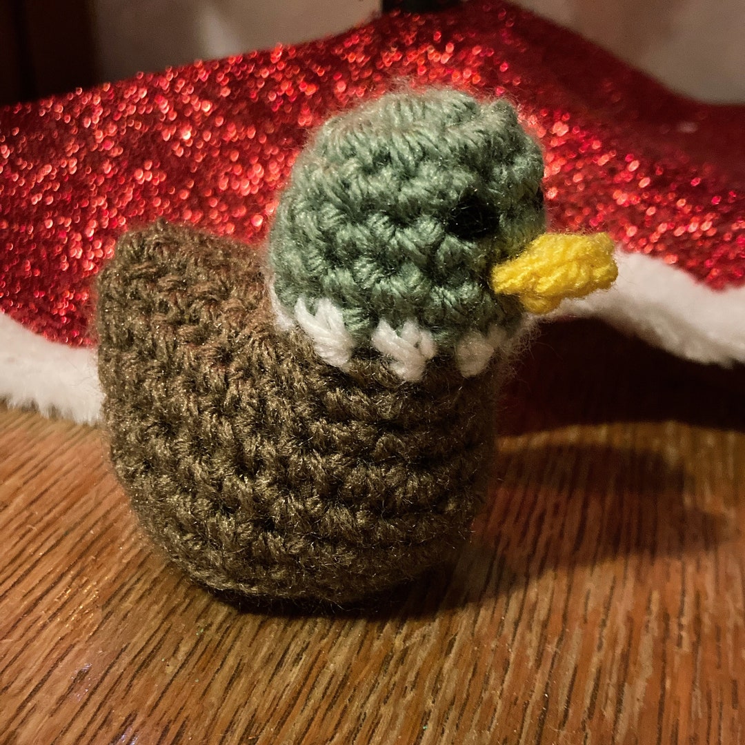 Stuffed Mallard Duck - Handmade Crochet Toy - Etsy