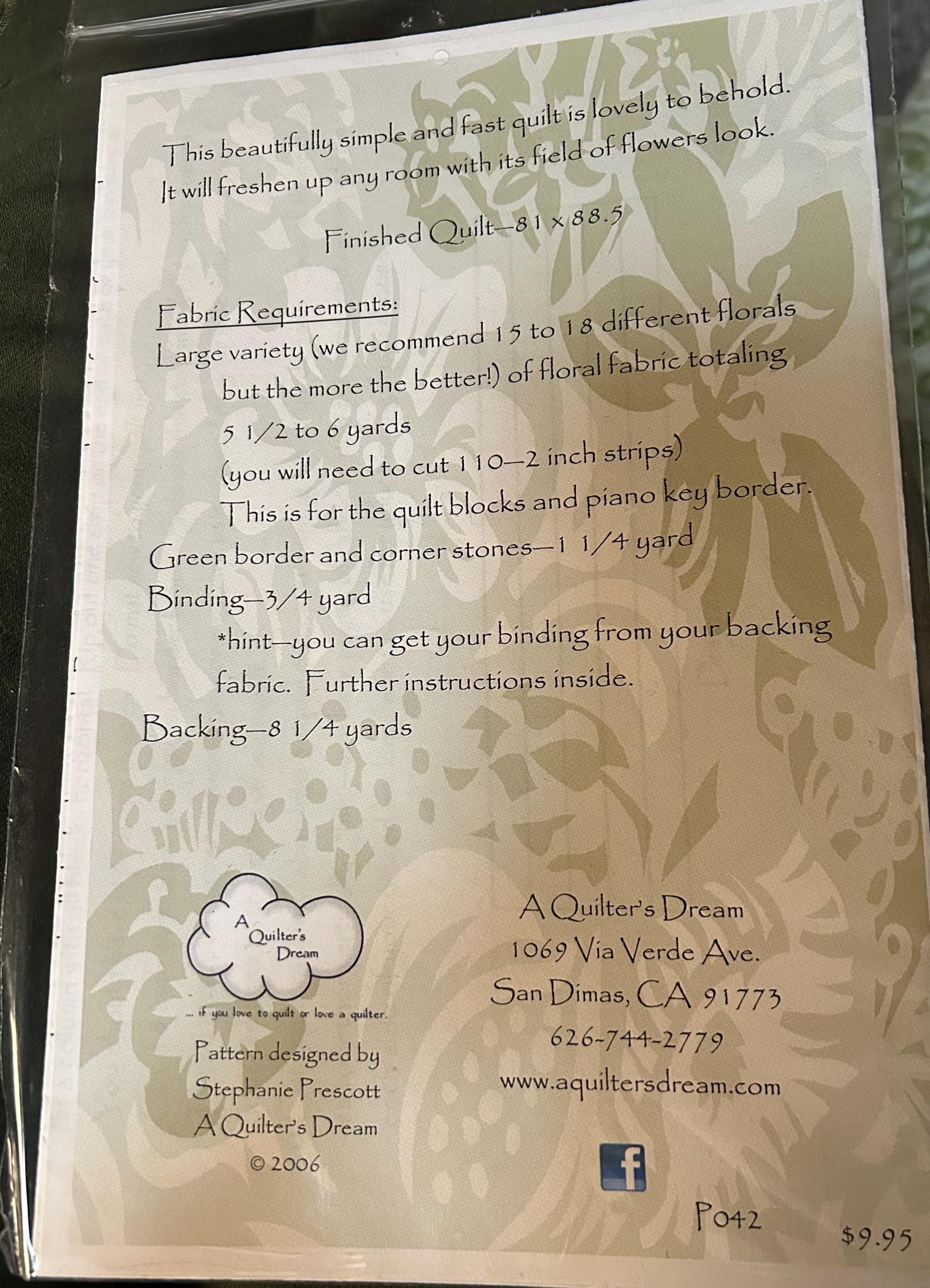 Garden Rows Quilt Pattern - Etsy