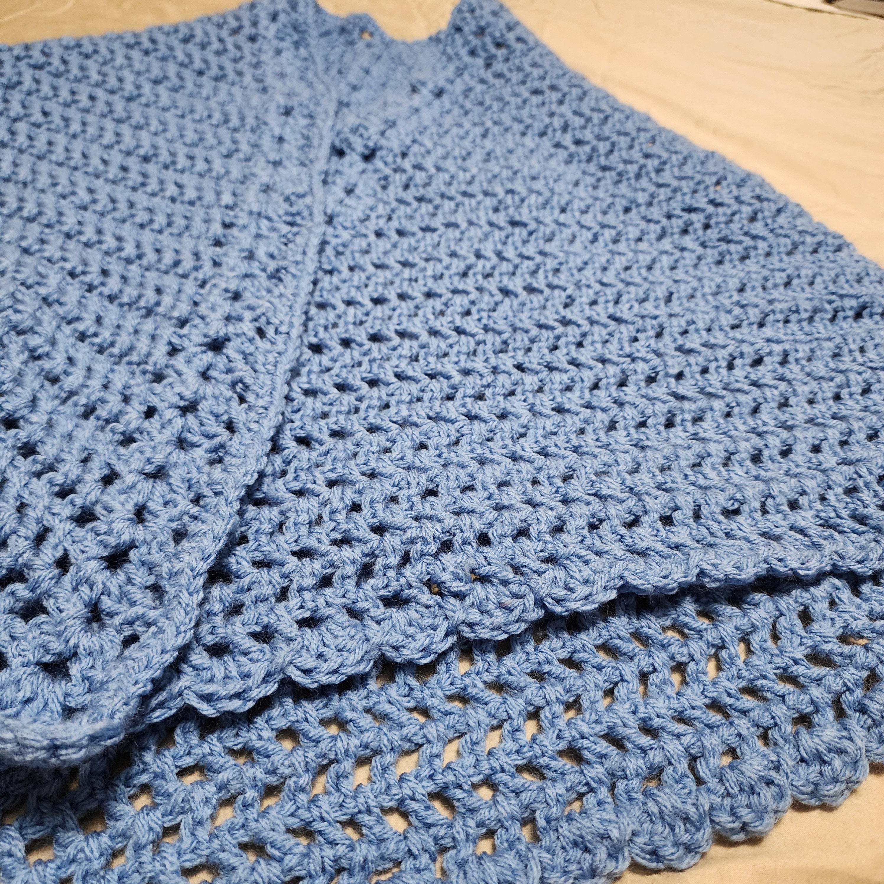 Blue Shawl/wrap - Etsy