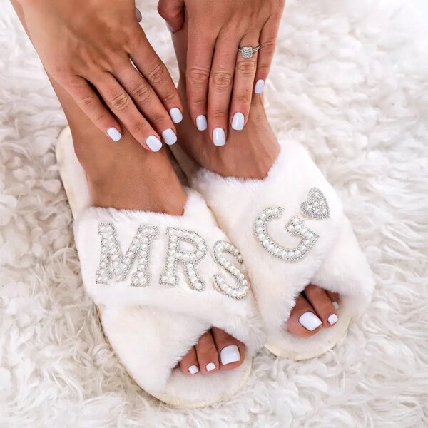 Rhinestone Slippers - Etsy