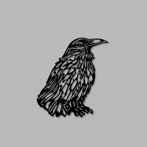 Raven Vector Template Lasercut File .dxf .svg .ai .pdf - Etsy