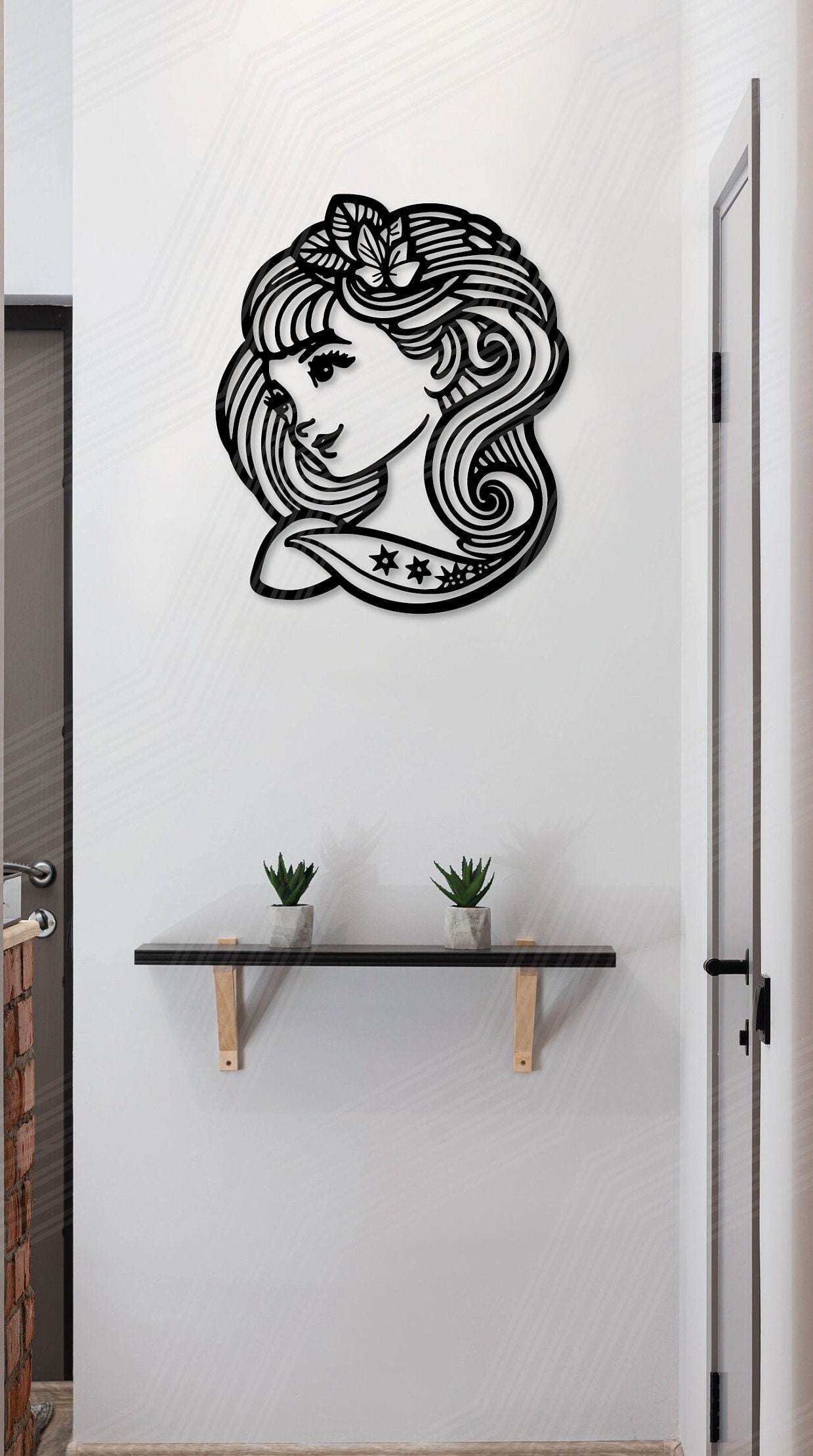 Mermaid Vector Template Lasercut File .dxf .svg .ai .pdf - Etsy