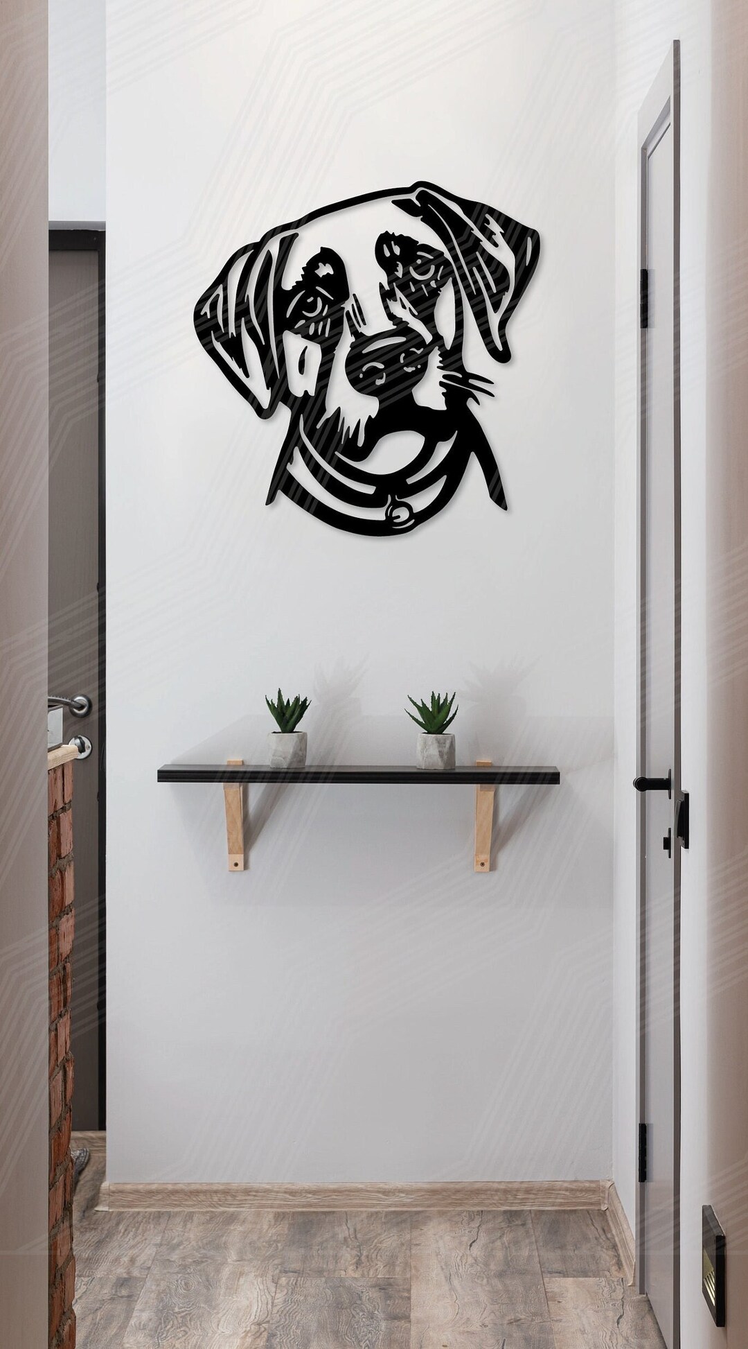 Labrador Retriever Vector Template Lasercut File .dxf .svg .ai .pdf ...