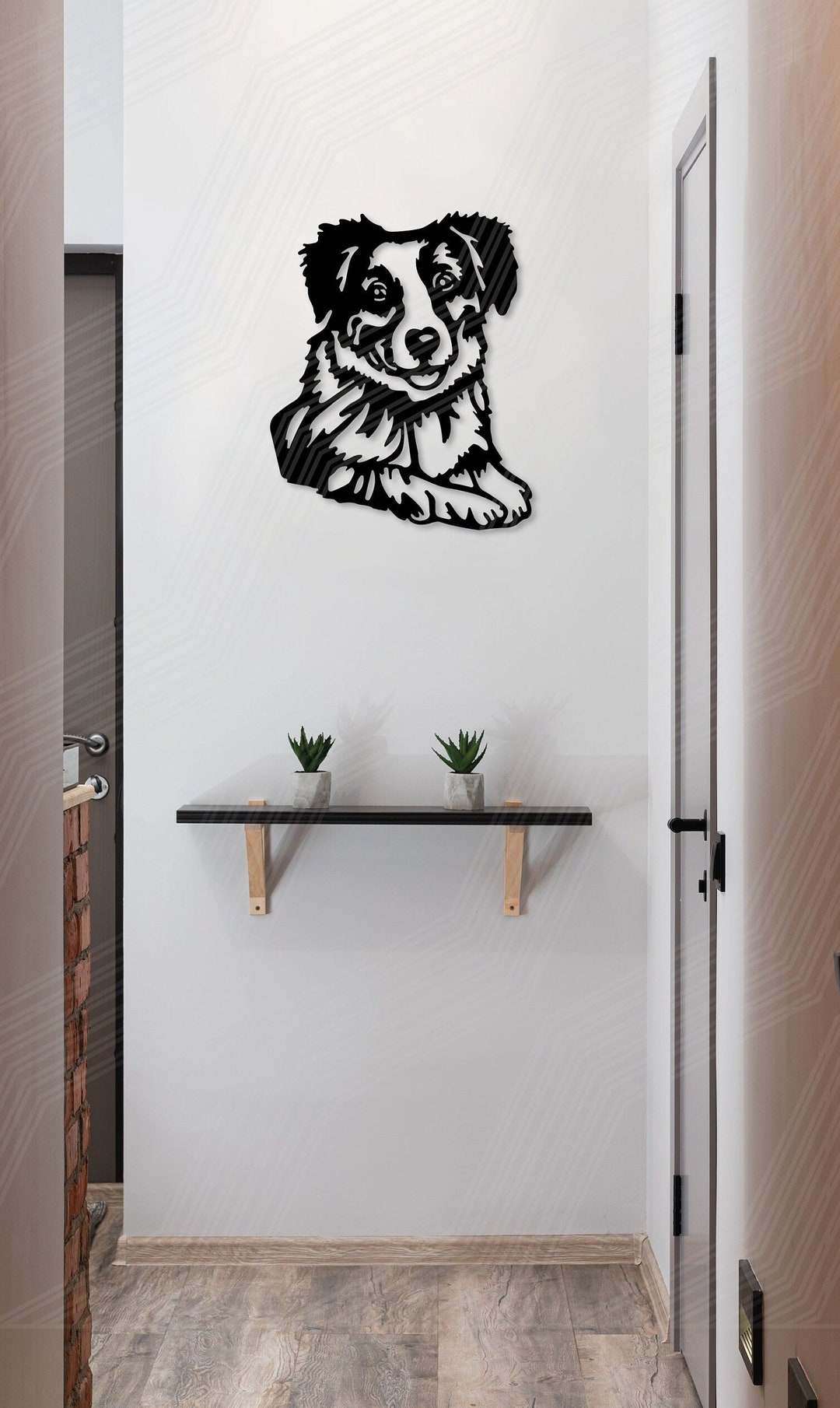 Australian Shepherd - Vector Template - Lasercut File - .dxf .svg .ai ...