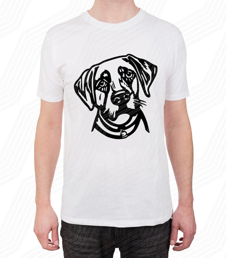 Labrador Retriever Vector Template Lasercut File .dxf .svg .ai .pdf ...