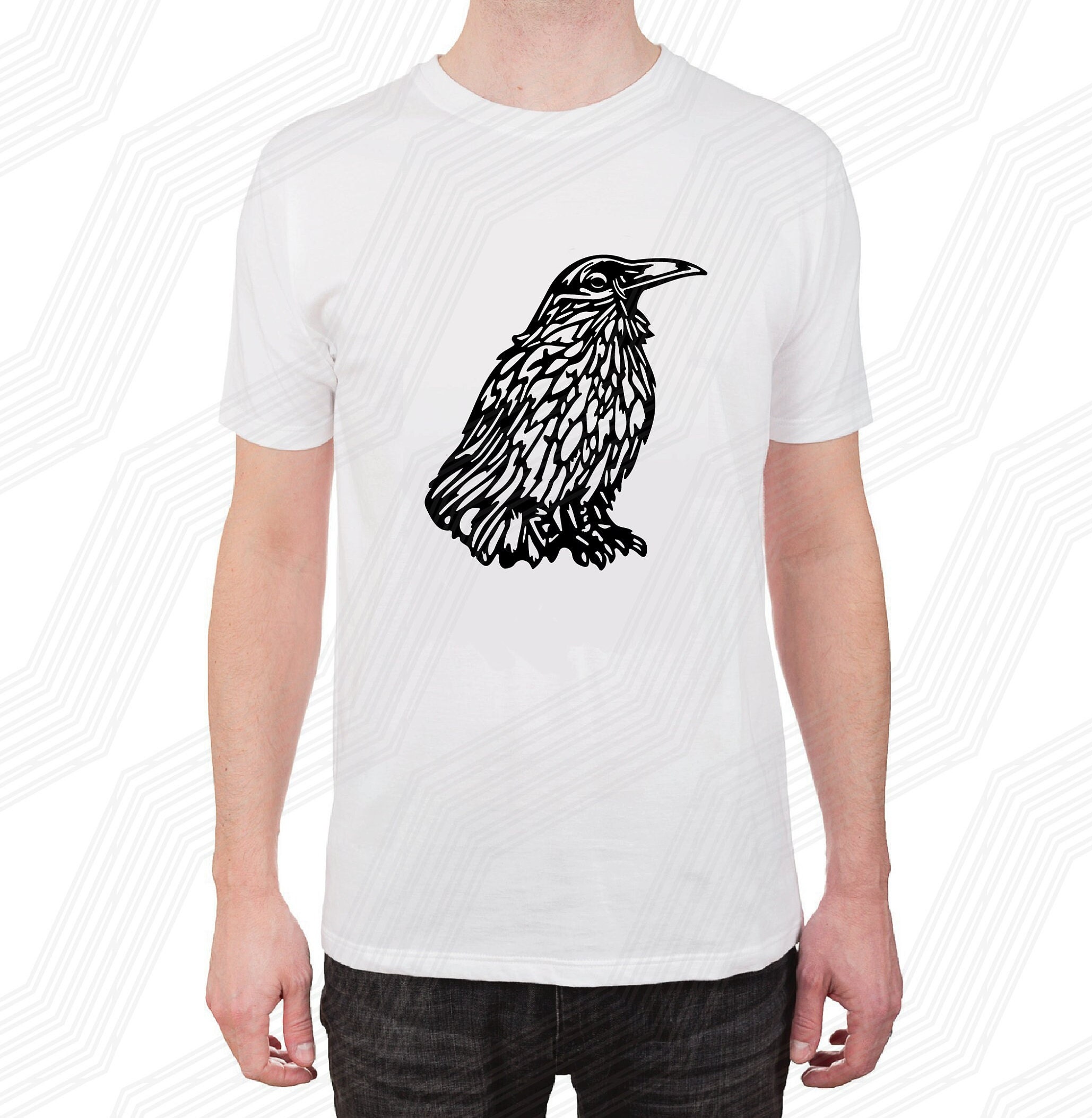 Raven Vector Template Lasercut File .dxf .svg .ai .pdf - Etsy