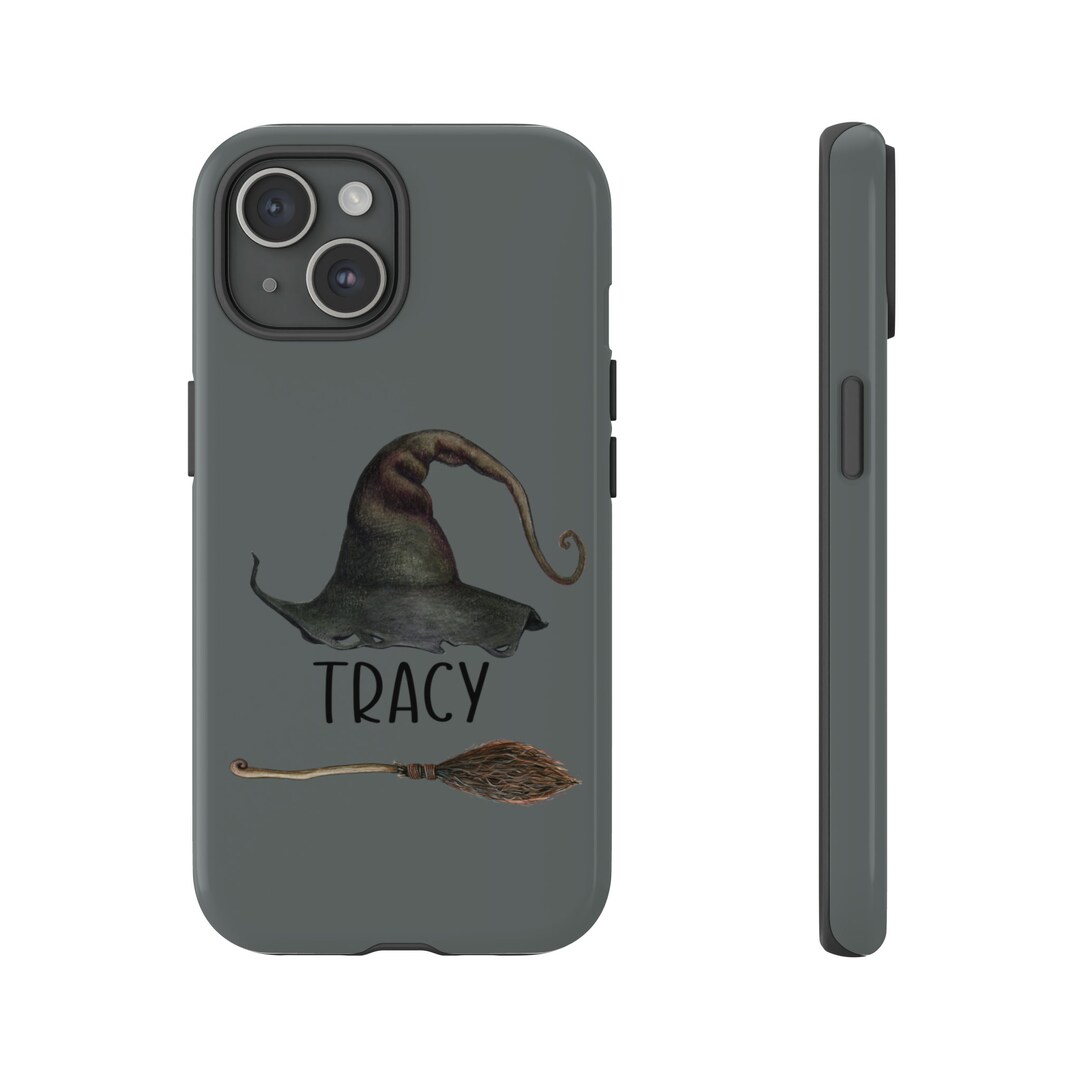 Custom Name Halloween iPhone 15 Pro Max Case Witch Hat Tough - Etsy