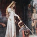 Woven Tapestry the Accolade Wall Hanging Pre-raphaelite Medieval Queen ...