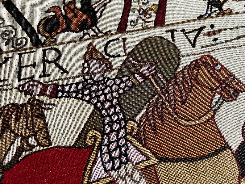 Bayeux Tapestry Wall Hanging: Medieval Woven Art (18x57 Inches) - Etsy