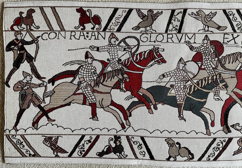 Bayeux Tapestry Wall Hanging: Medieval Woven Art (18x57 Inches) - Etsy