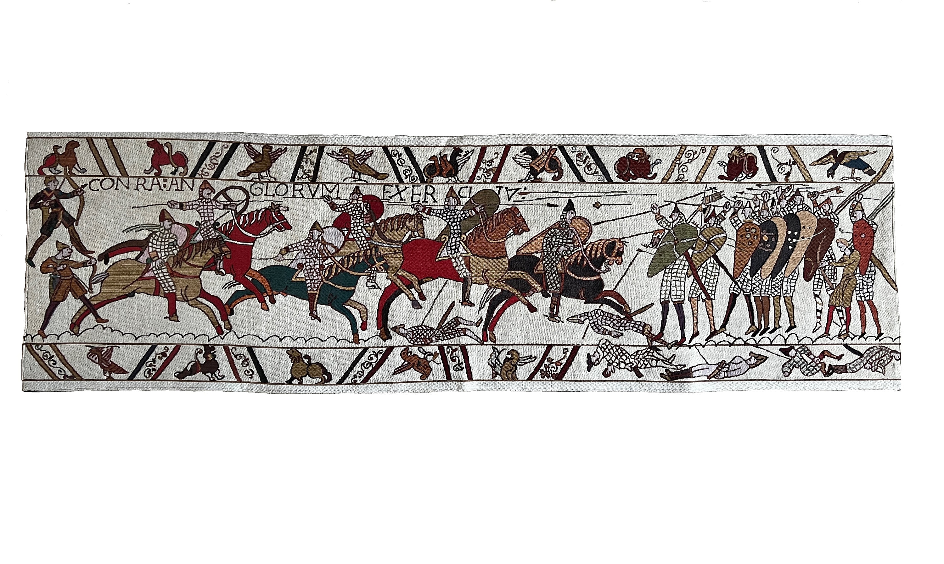 Bayeux Tapestry Wall Hanging: Medieval Woven Art (18x57 Inches) - Etsy