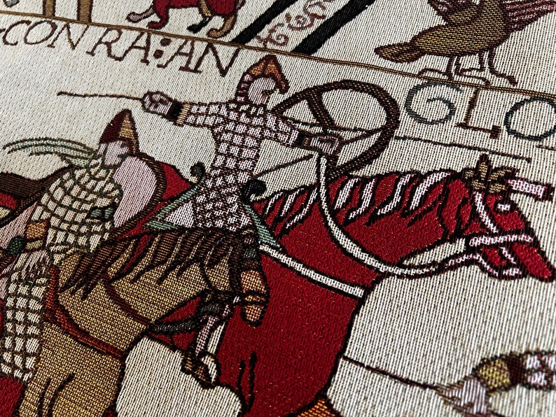 Bayeux Tapestry Wall Hanging: Medieval Woven Art (18x57 Inches) - Etsy