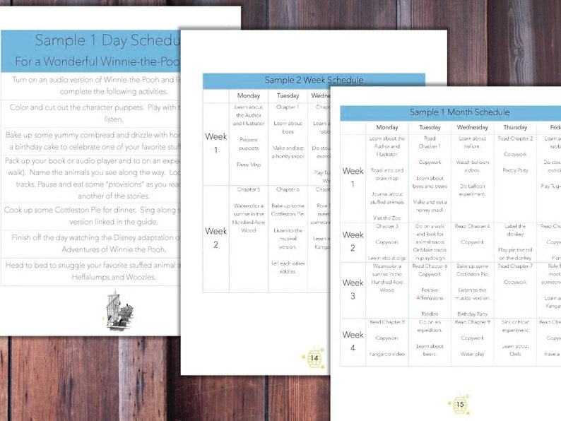 Winnie the Pooh BUNDLE Literature Guide, Homeschool, Activity, Puppets ...