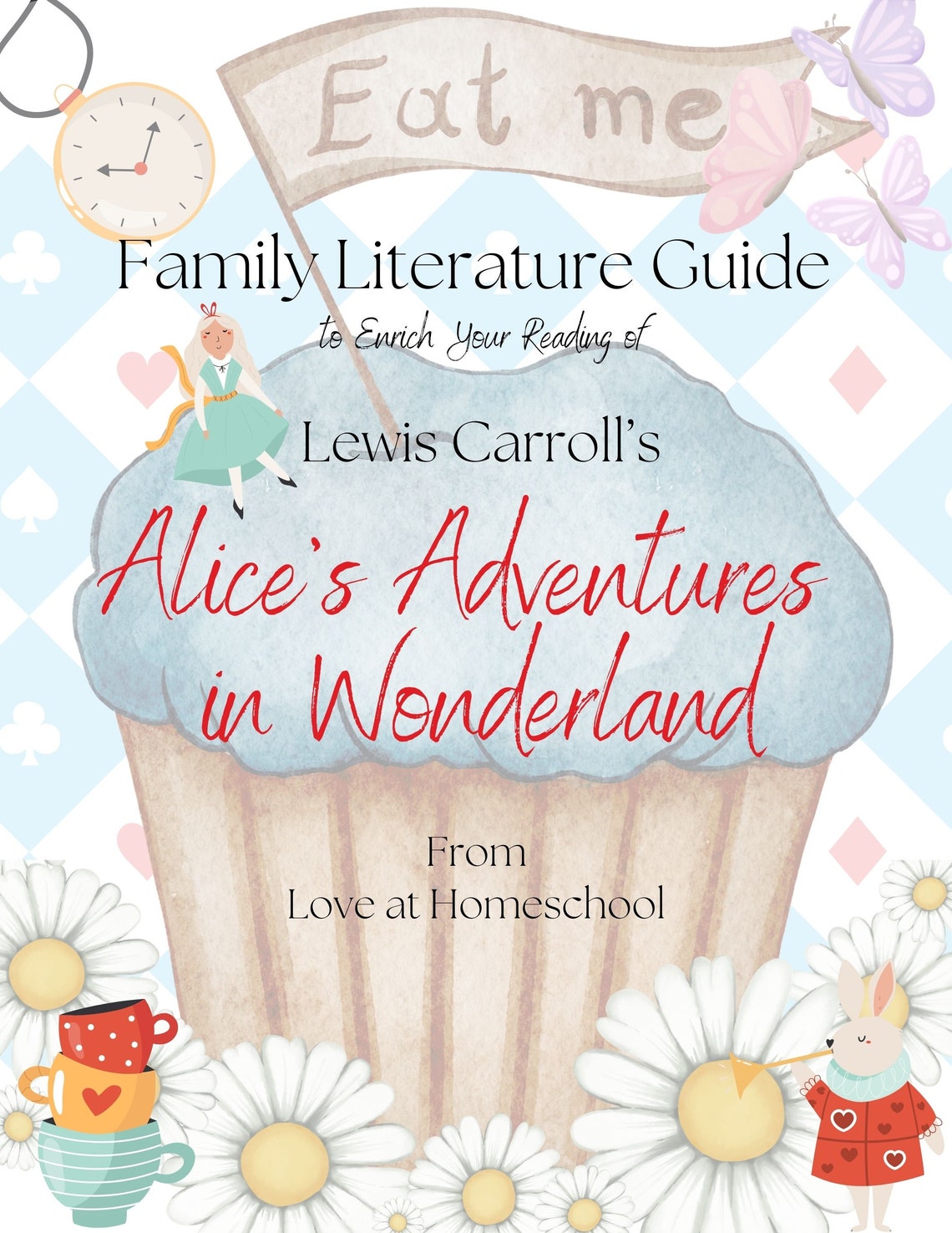 Alice's Adventures in Wonderland BUNDLE Literature Guide Plus Character ...