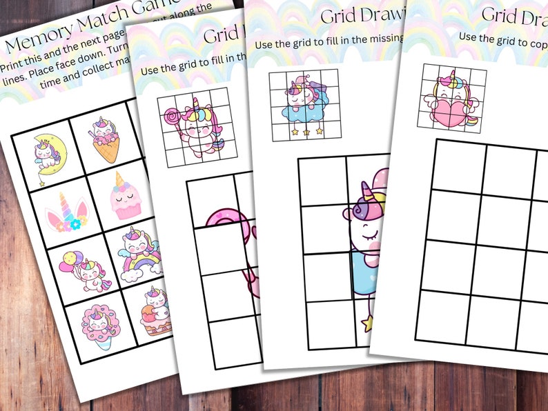 UNICORN ACTIVITY PACKET, Handwriting, Tracing, Pattern, Counting ...