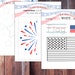 JULY 4th ACTIVITY PACKET, Handwriting, Tracing, Patterns, Counting ...