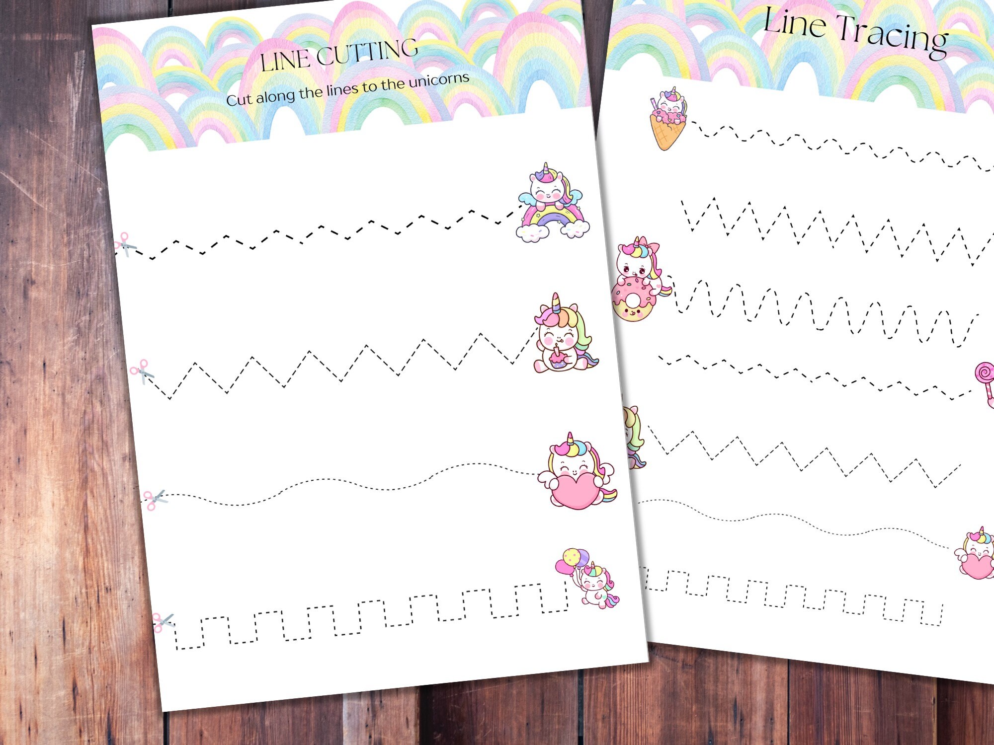 UNICORN ACTIVITY PACKET, Handwriting, Tracing, Pattern, Counting ...