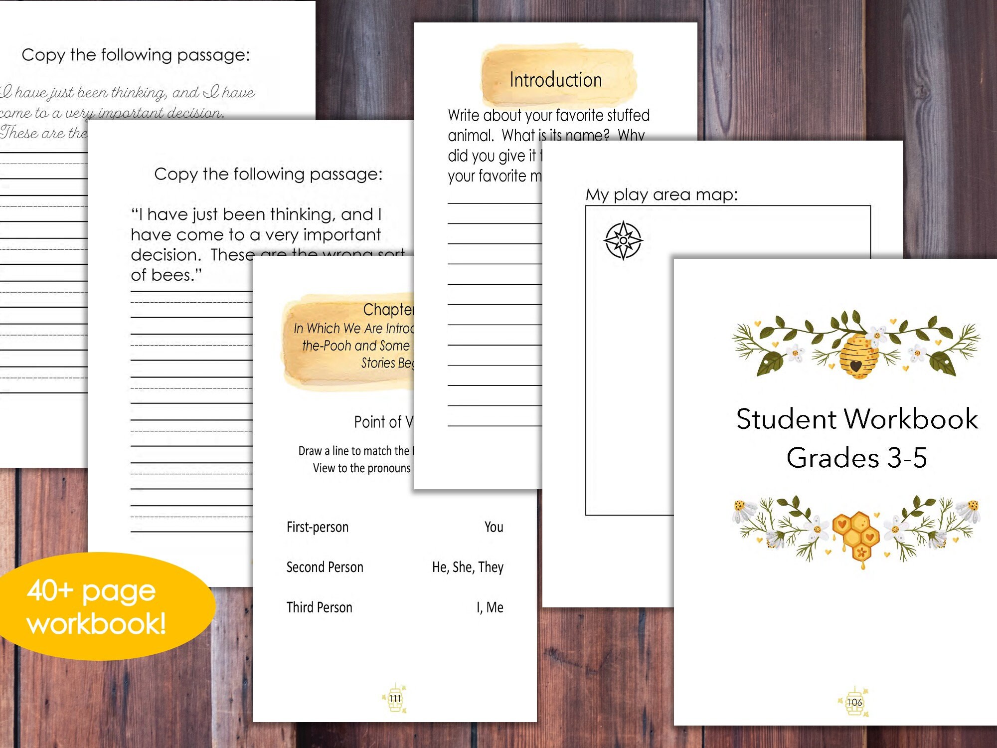 Winnie the Pooh BUNDLE Literature Guide Homeschool Activity - Etsy