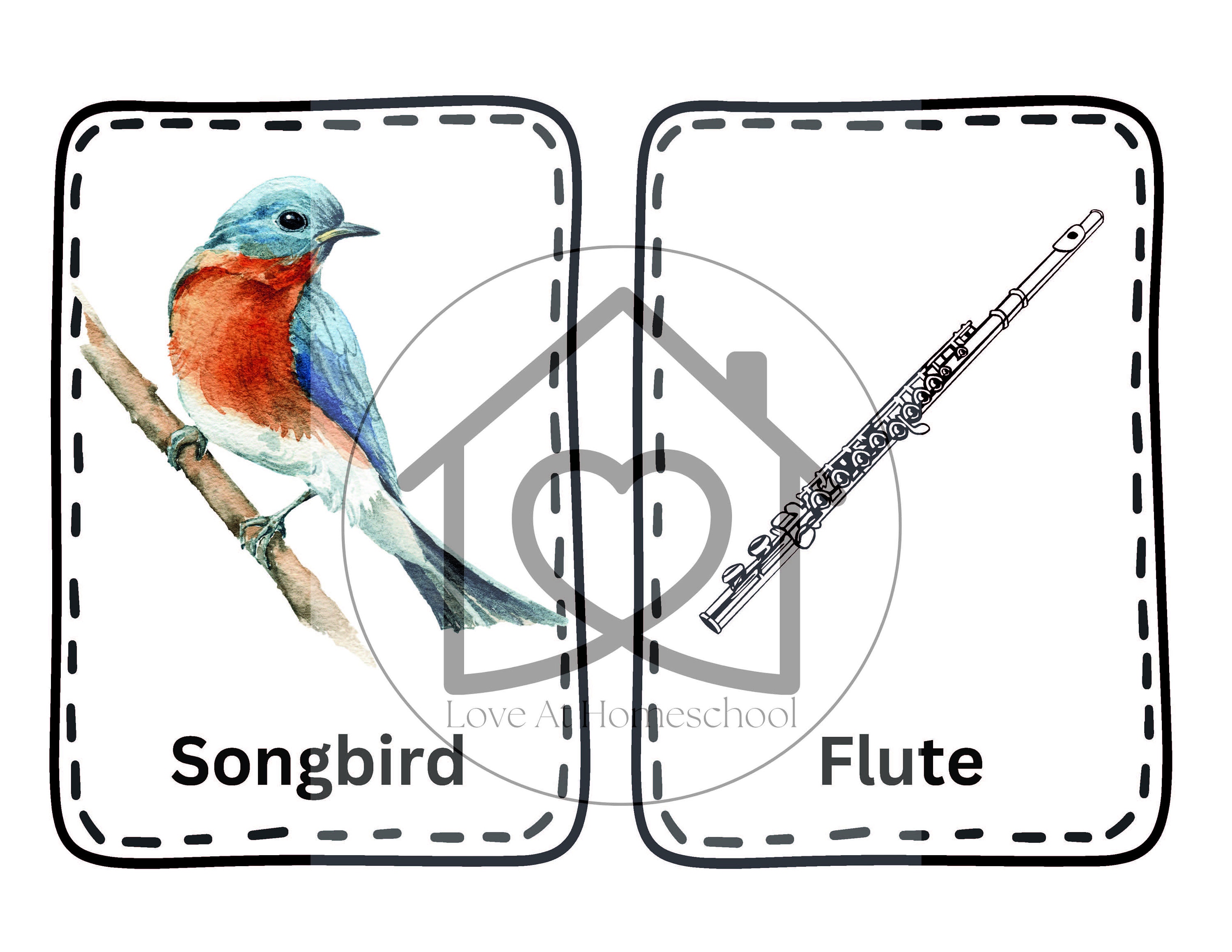 Peter and the Wolf Character and Instrument Memory Match Concentration ...