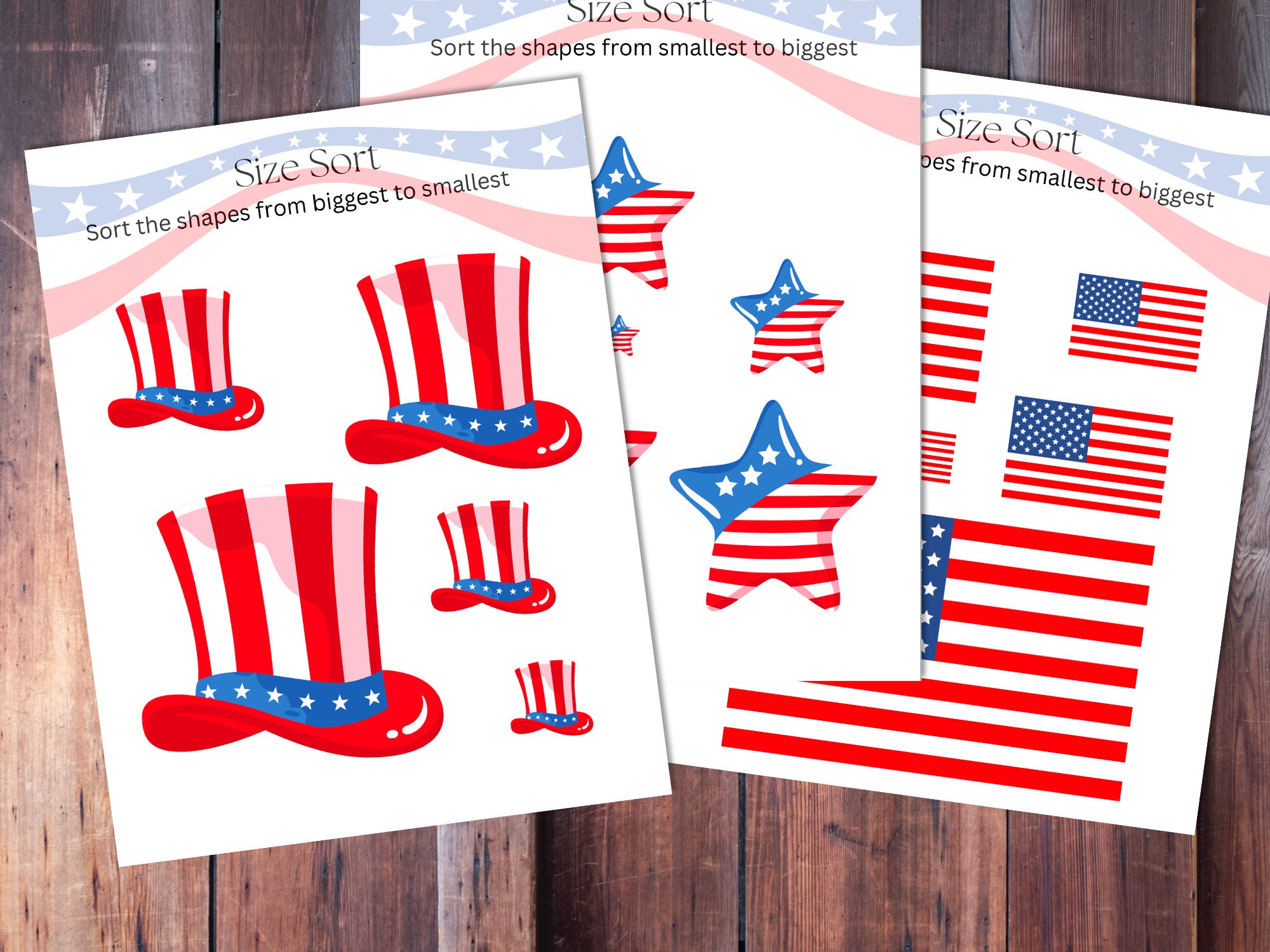 JULY 4th ACTIVITY PACKET, Handwriting, Tracing, Patterns, Counting ...