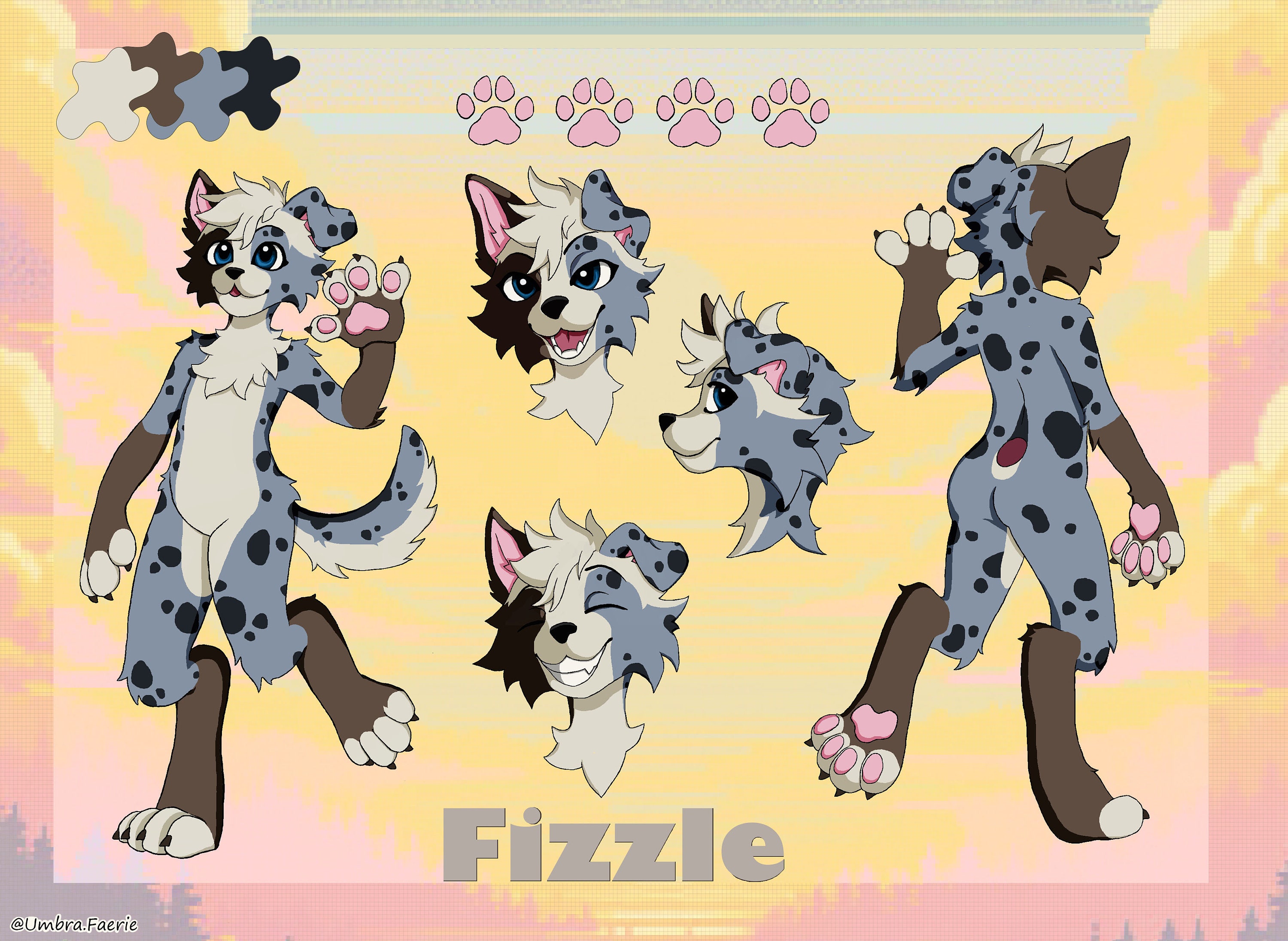 Furry Reference Sheet Base - Etsy