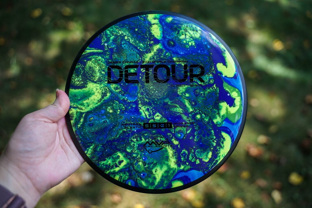 MVP Neutron Detour Dyed Disc Golf Disc, Mid-range Disc, 167g - Etsy
