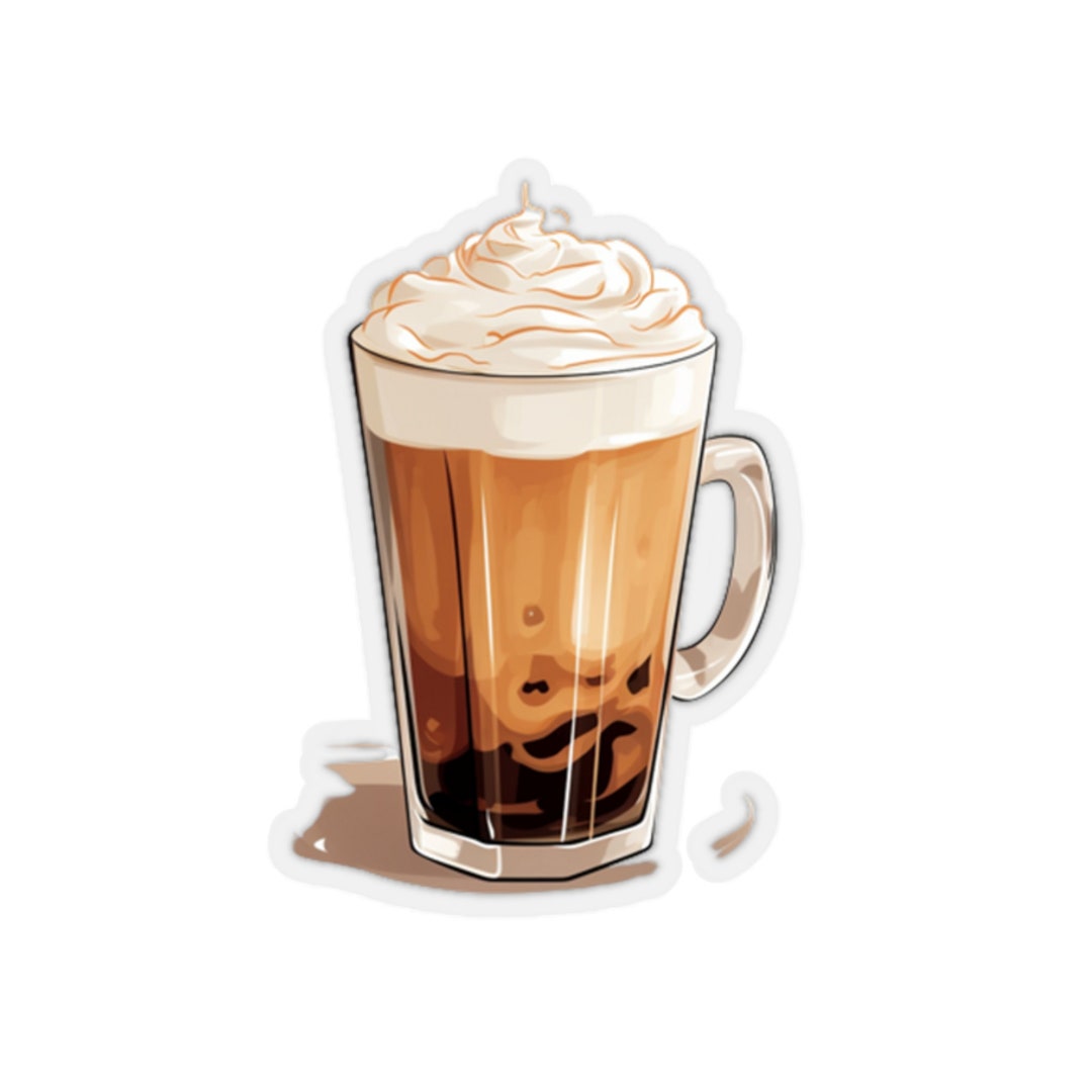 Tall Latte Coffee Lover's Sticker - Etsy