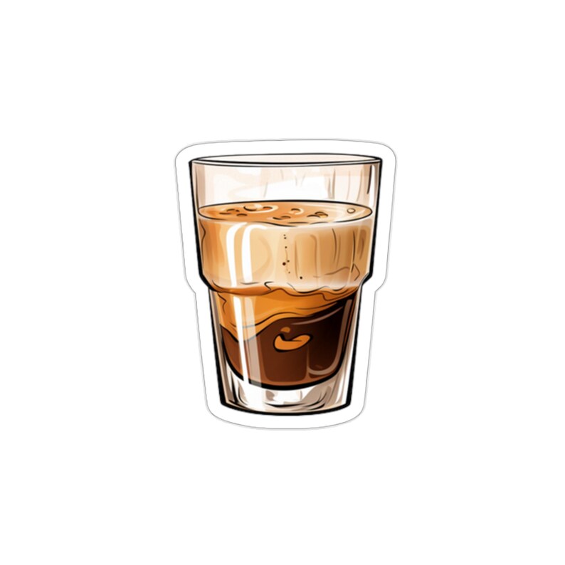 Foamy Espresso Shot Sticker Gift for Coffee Lovers - Etsy