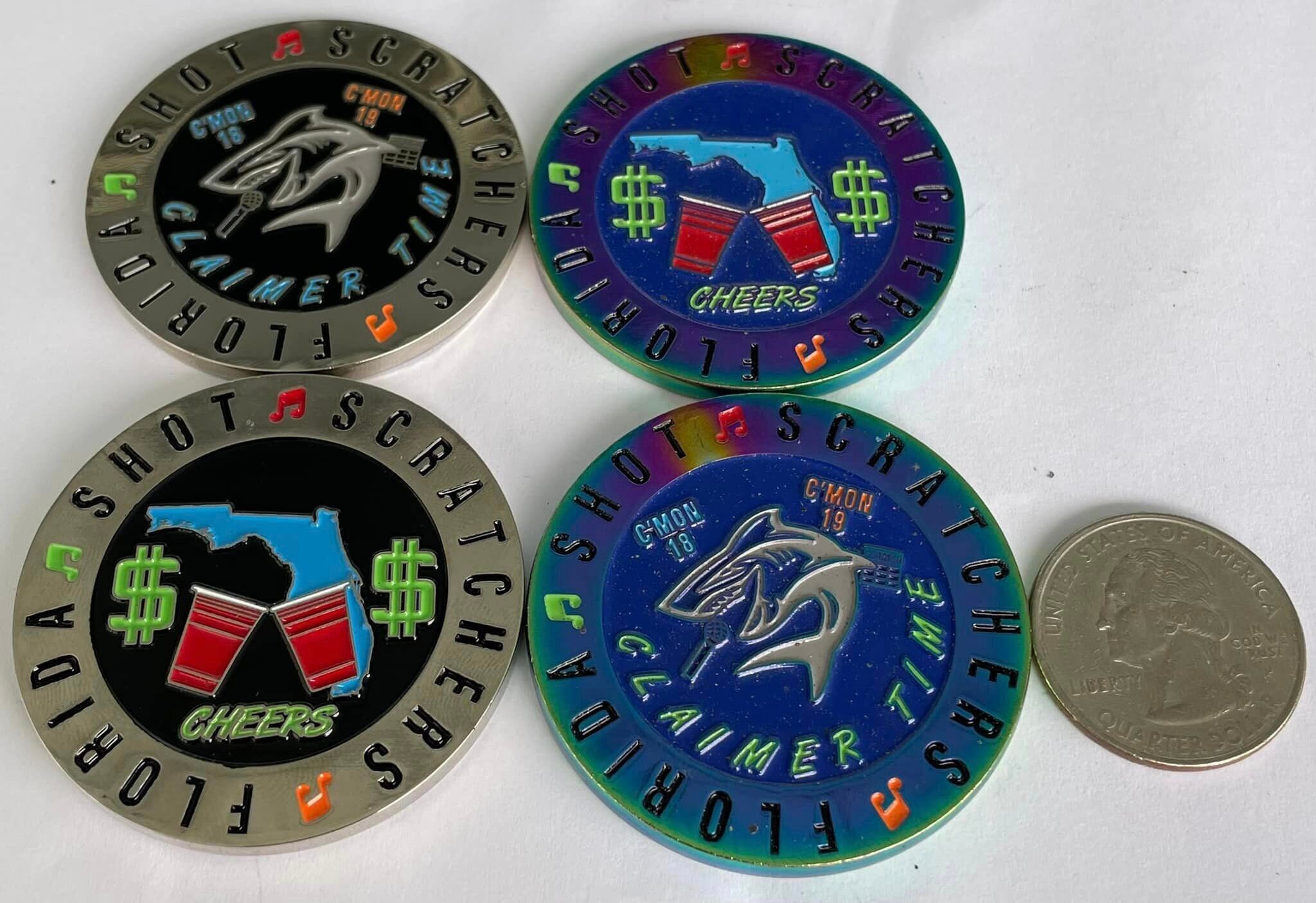 Scratch off Coin Lottery Ticket Scratcher Lotto - Etsy