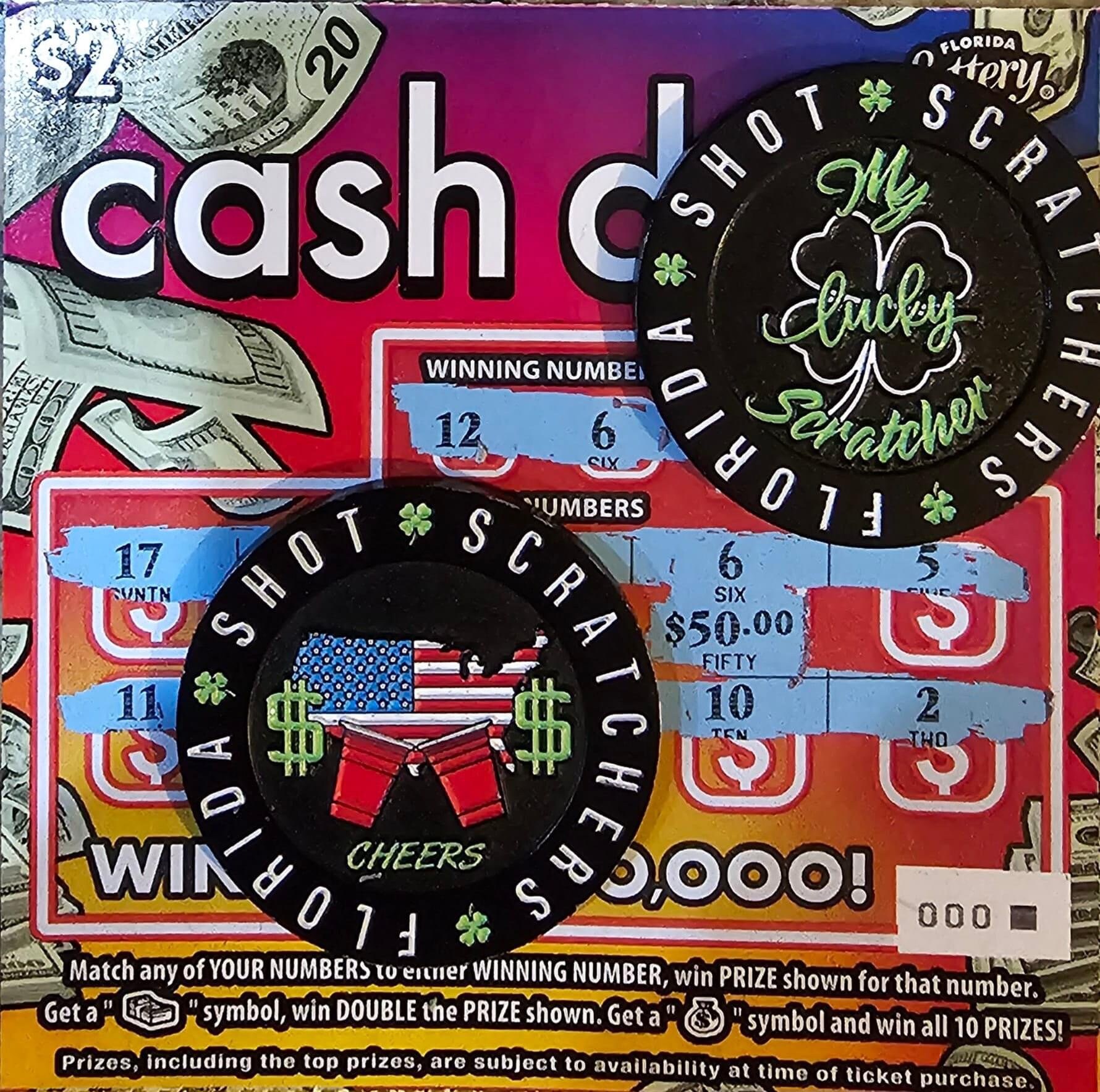 Scratch off Coin Lottery Ticket Scratcher Lotto - Etsy