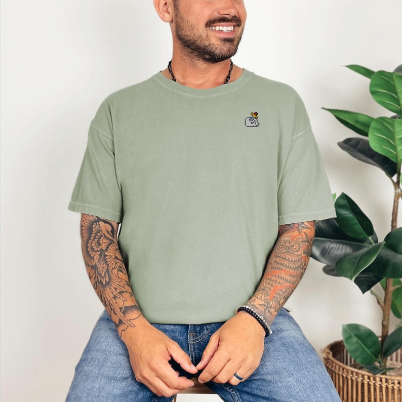 Runescape Slayer Embroidered T-shirt: OSRS Comfort Colors Shirt for Him ...