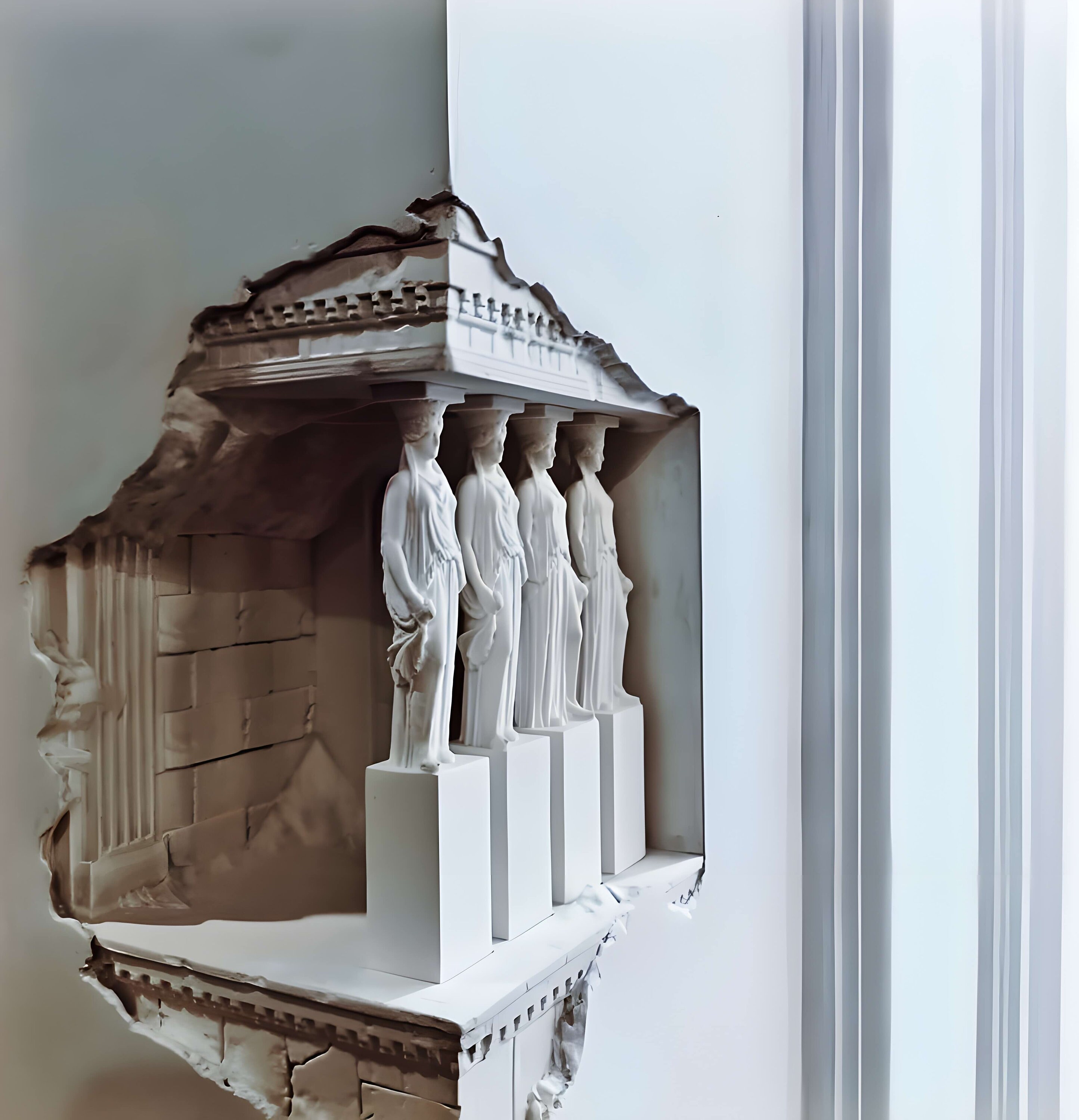 Handcrafted Gypsum Table Lamp & Wall Sconce - Versatile Candle Holder ...