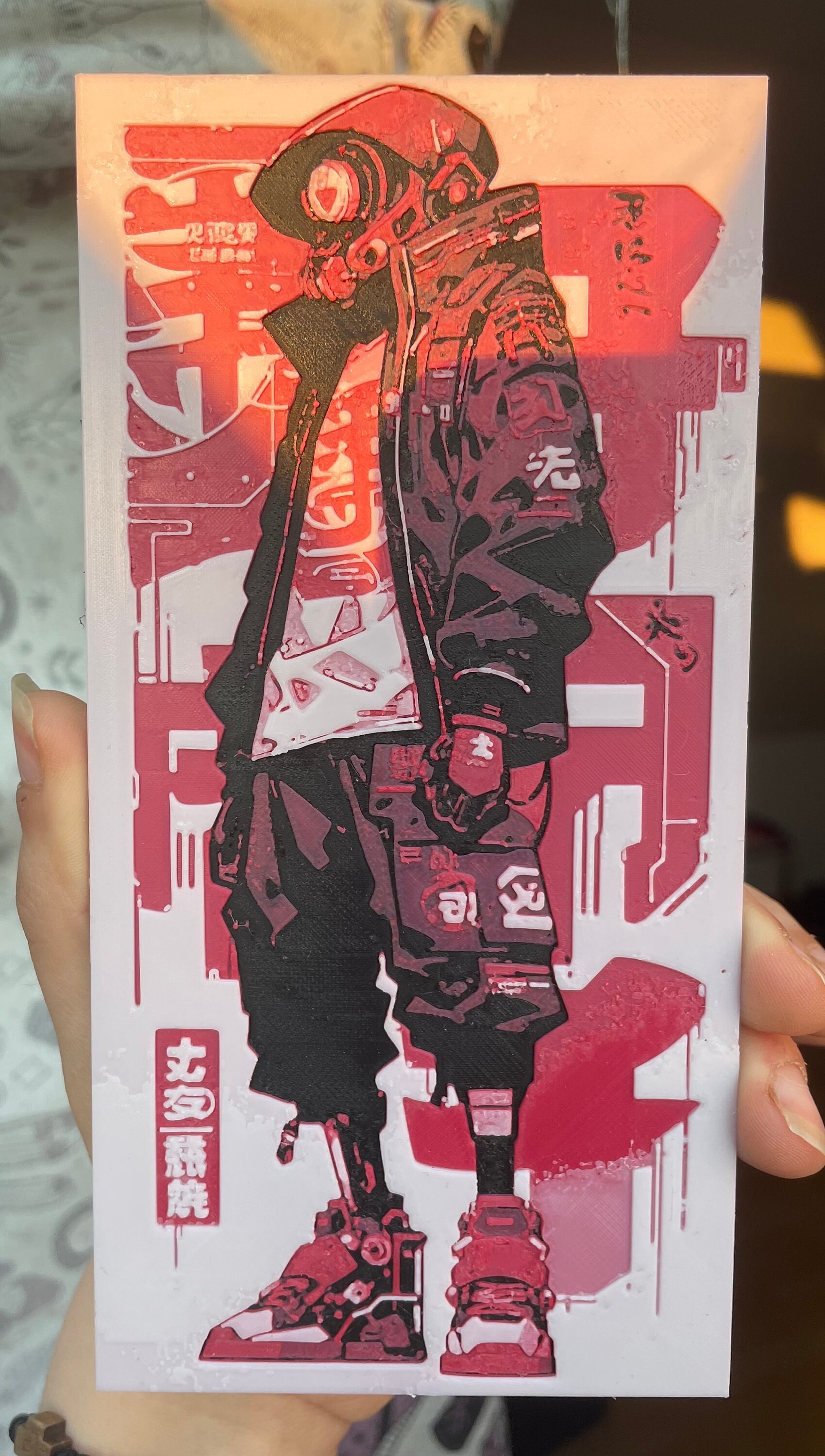 3d Printed Anime Kawaii Illustration, 3d Printed Digital Illustration ...