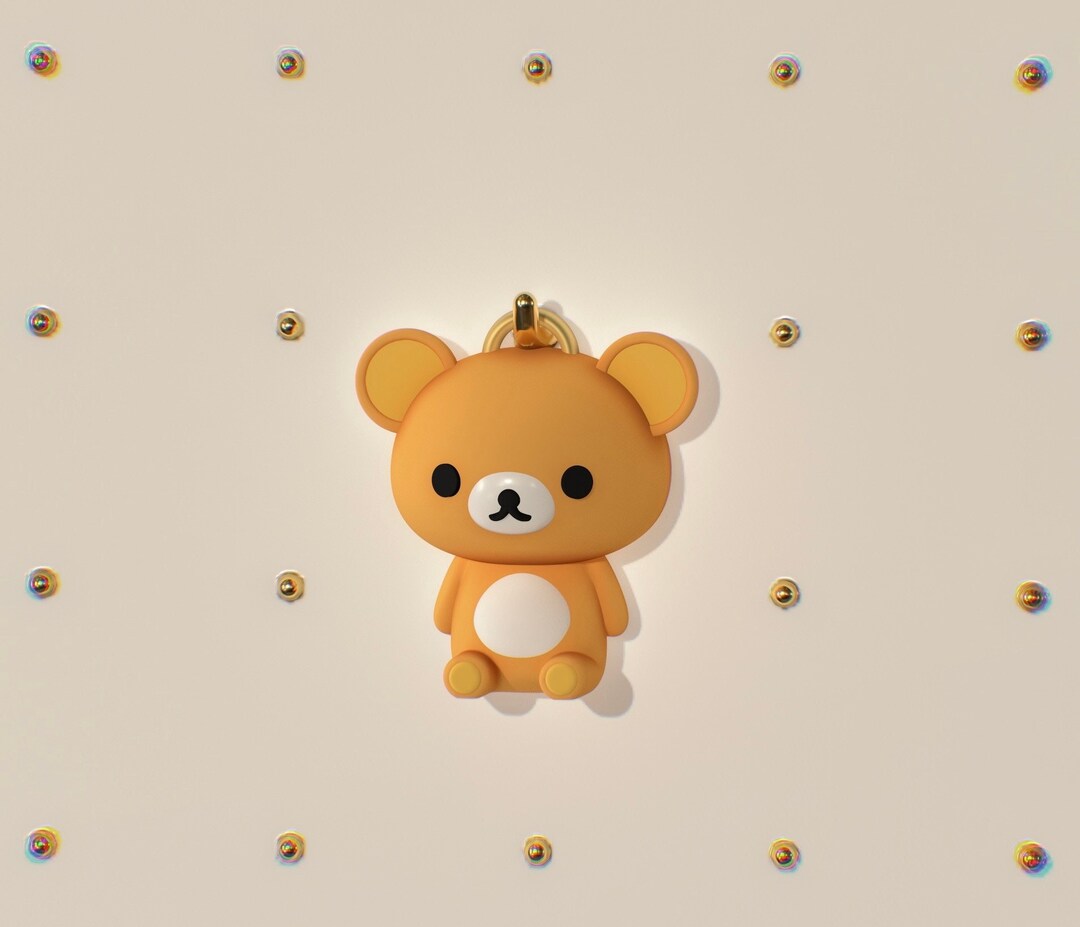 Rilakkuma Sitting 3 Versions (with Keychain) 3D STL File - Etsy