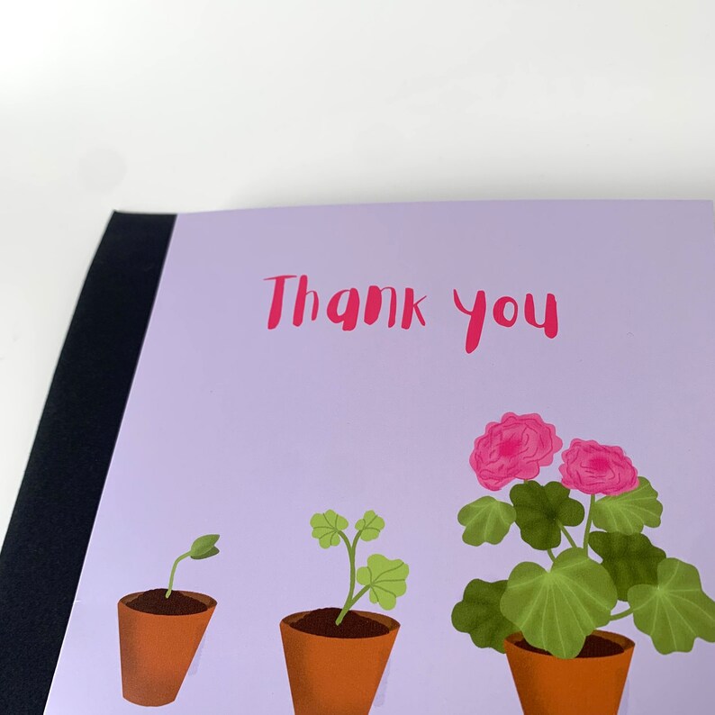 Thank You for Helping Me Grow Biology Science Teacher Card - Etsy