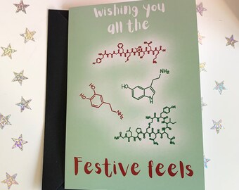 Happy Christmas Card Merry Christmas Chemistry - Etsy UK
