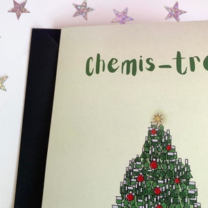 Chemis-tree Chemistry Cool Quirky Christmas Science Card - Etsy