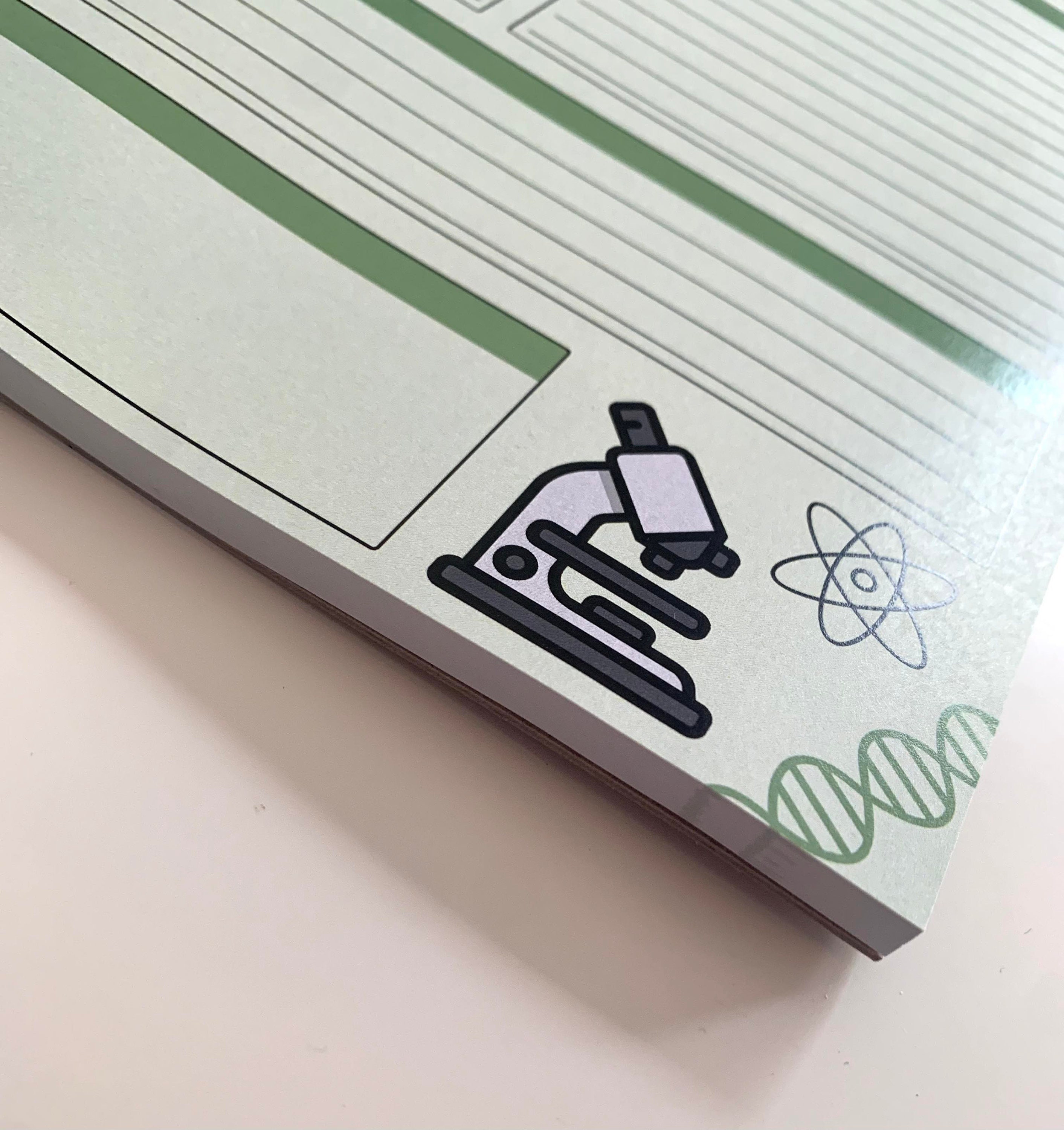 Green Science Experiment Planner Note Pad Notepad - Etsy